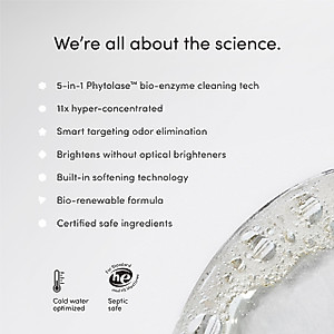 Dirty Labs | Murasaki Scent | Bio-Liquid Laundry Detergent | 80 Loads (21.6 fl oz) | Hyper-Concentrated | High Efficiency & Standard Machine Washing | Nontoxic, Biodegradable | Stain & Odor Removal