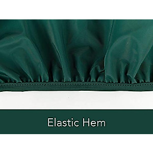 Covermates Round Hot Tub Cover - Light Weight Material, Weather Resistant, Elastic Hem, Outdoor Living Covers-Green