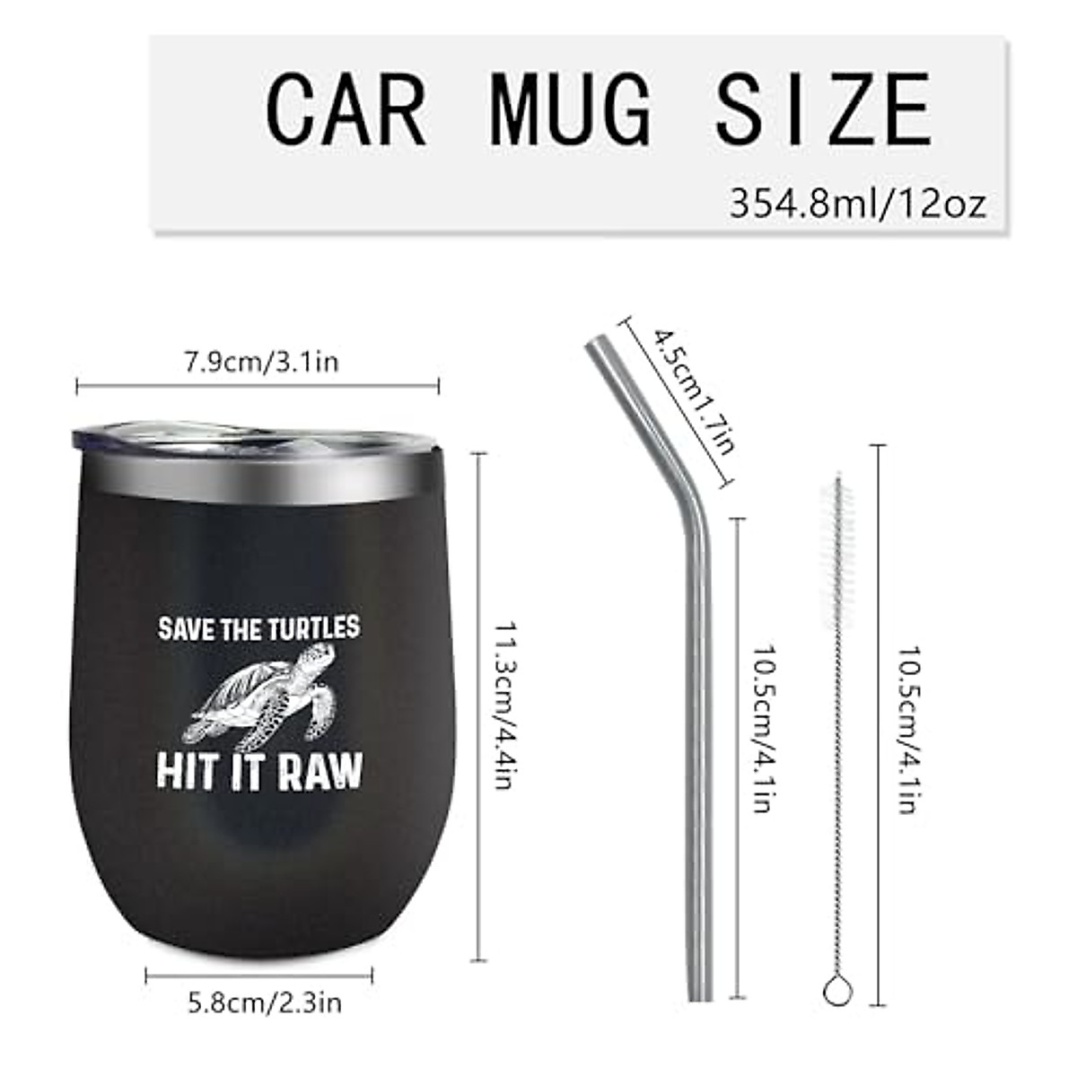 liabiliies save the turtles hit it raw Tumbler with Lid and Straw Insulated Tumbler Stainless Steel Tumblers