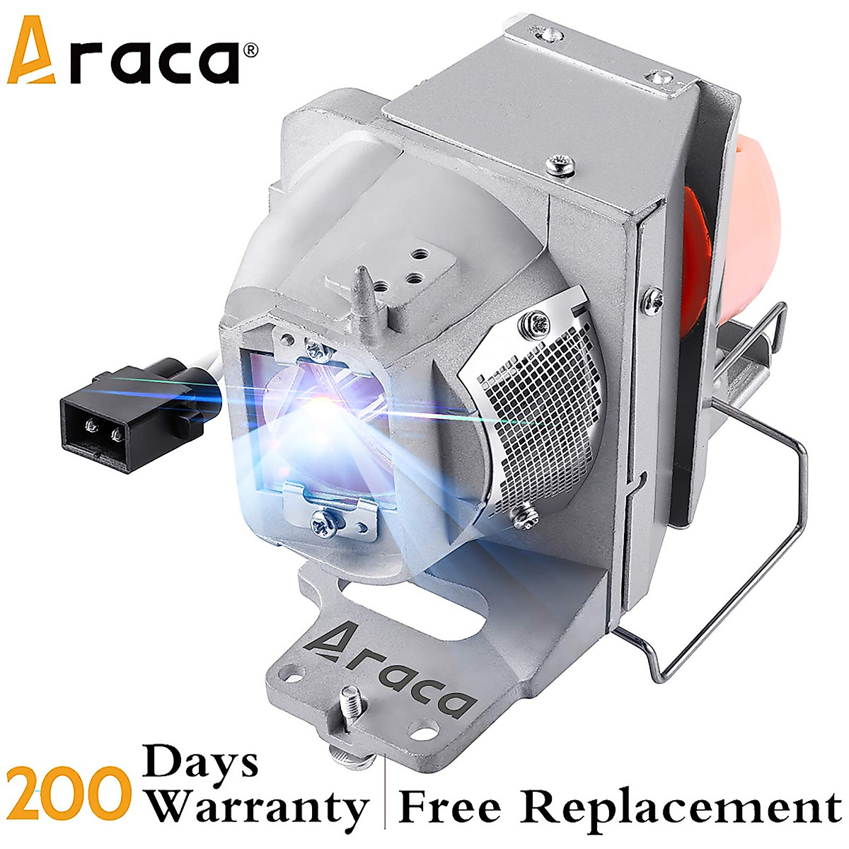 Araca BL-FP240E /SP.78V01GC01 (OEM Original Bulb Inside) Projector Lamp with Housing for Optoma UHD60 UHD65 UHD50 UHD51A UHD51 UHD40 UHD300X UHD550X UHD400X Replacement Lamp