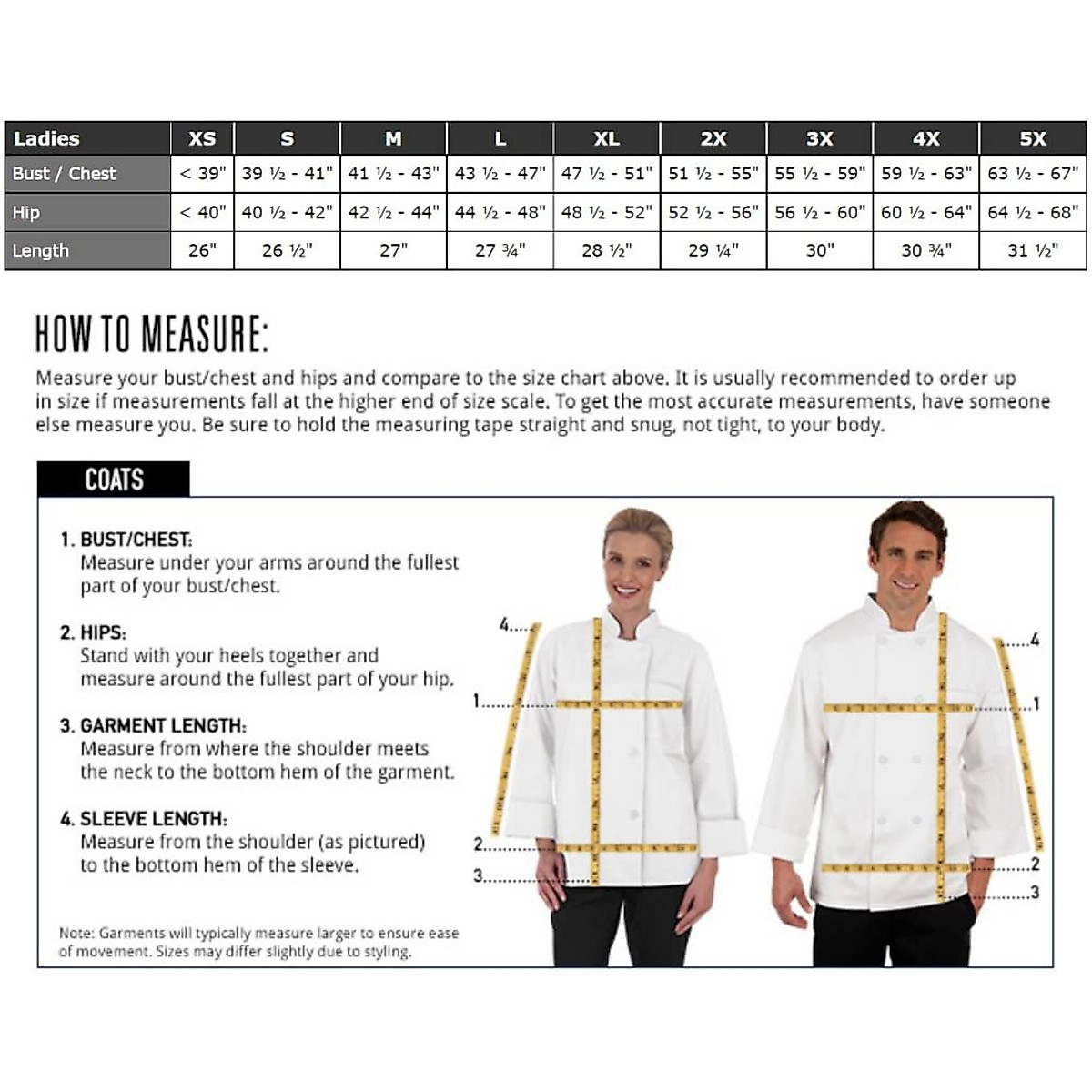 On The Line by ChefUniforms.com Women's 1-Pocket 3/4 Sleeve Chef Coat (White, S)