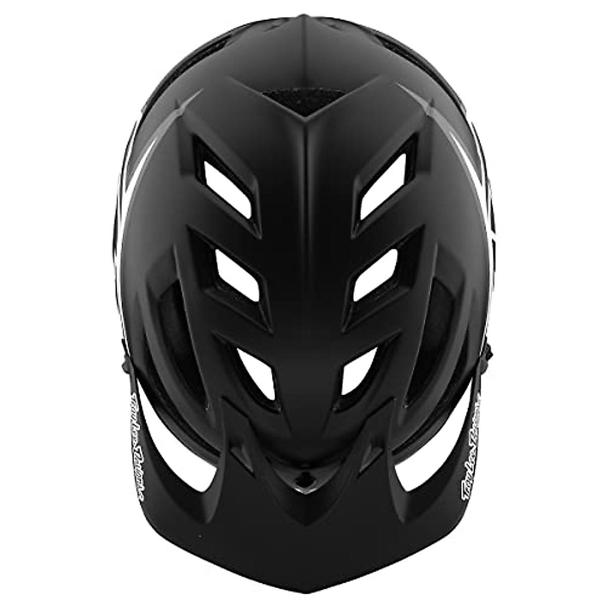 Troy Lee Designs Adult | Trail | All Mountain | Mountain Bike A1 MIPS Classic Helmet - (Black/White, X-Small)