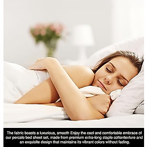 Bluemoon Homes King Size Egyptian Cotton Sheets,1000 Thread Count, 4Pc King Size Sheets Set, Smooth Sateen Weave King Sheets, 18" Deep Pocket, Ultra Luxury Sheets, King Sheet Set - White Sheets