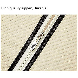 QYQS Clearly Organized Suit Bags Breathable Dust Cover Garment Shoulder Covers Bag Garment Bags Cover for Coats Jackets Dress Storage-Pink_52×52×85cm