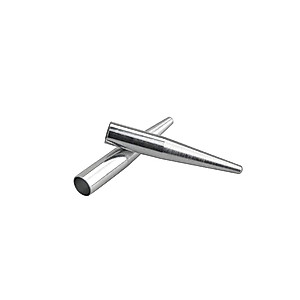 AMEYXGS 12pcs Archery Arrowheads Stainless Steel Arrow Points Shooting Target Practice Arrow Tips Use for Paste Outside The Arrow Shafts (OD: 9 mm, ID: 8 mm)