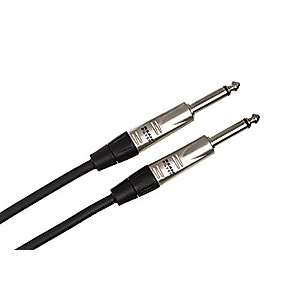 Hosa HPP-005 Pro Unbalanced Interconnect, REAN 1/4 in TS to Same, 5 ft