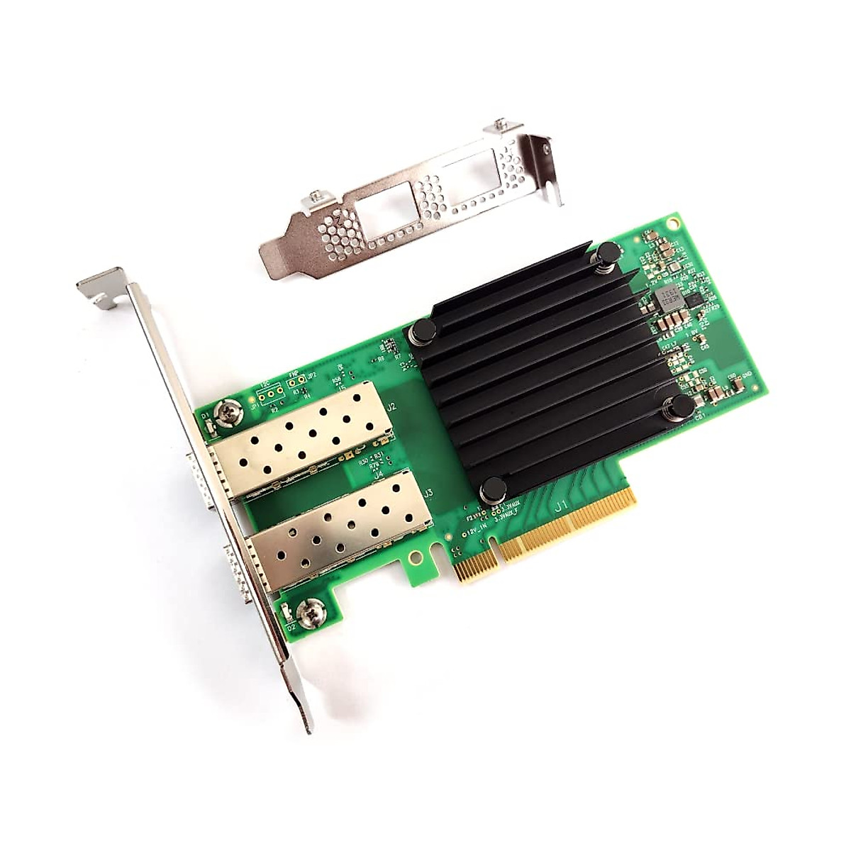 Mellanox Technologies MCX512A-ACAT CONNECTX-5 EN Network Interface Card, 25GBE Dual-Port SFP28, PCIE3.0 X8, Tall BR