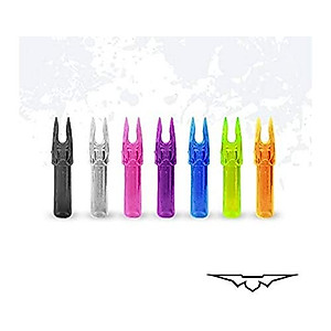 Black Eagle Standard Nock - for Carnivore, Outlaw, Zombie Slayer, Vintage Carbon Arrows (Fluorescent Green)