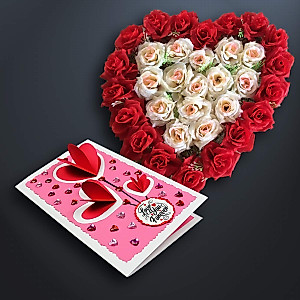 Hamilco White Cardstock Thick Paper - 5 x 7" Blank Folded Cards - Greeting Invitations Stationary - Heavy weight 80 lb Card Stock for Printer - 100 Pack