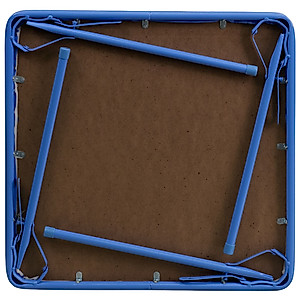 Flash Furniture Mindy Kids Colorful 3 Piece Folding Table and Chair Set & Mindy Kids Blue Folding Table