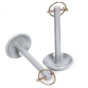 ECOTRIC Pair of Replacement Snow Plow Shoe Skid Snowplow Compatible with Moose ATV UTV (5/8" Shaft Size)