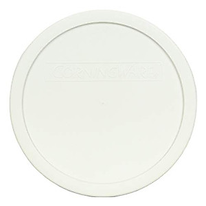 CorningWare (1) FS-1-PC 2.5Qt French White Lid and (1) F-5-PC 1.5Qt French White Lid
