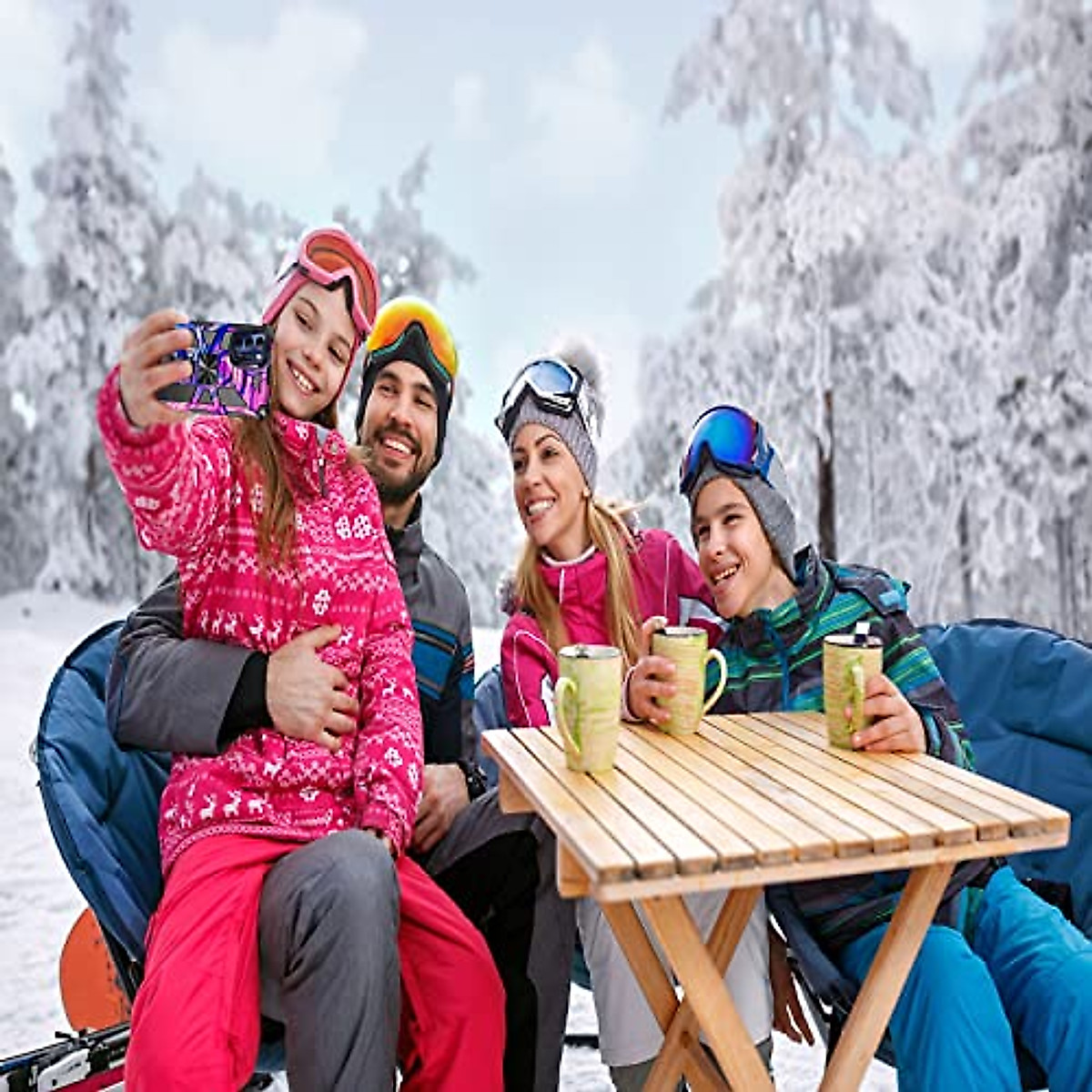 Akimcaliu Military Grade Moto G Stylus 5G 2022 Case - Blue Camo, Shockproof, Kickstand, Belt Clip & Screen Protector