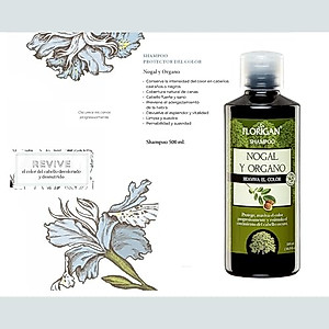 Florigan Natural Herbal Black Color Protection Shampoo Nogal y Organo 500ml