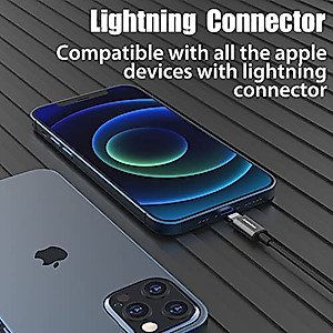 ADPROTECH Lightning Headphones iPhone Earbuds with Ear-Hook Sports Earphones for iPhone 14 13 12 11 Pro Max iPhone X XS Max XR MFi Certified with Mic Black