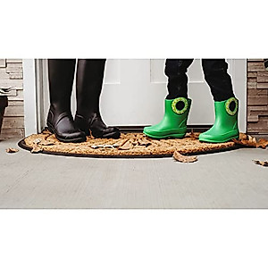 Notrax, Crescent, Rubber-Backed Natural Coir Doormat, Entry Mat for Indoor or Outdoor Use, 24"x39", C04 (C04S2439CR)