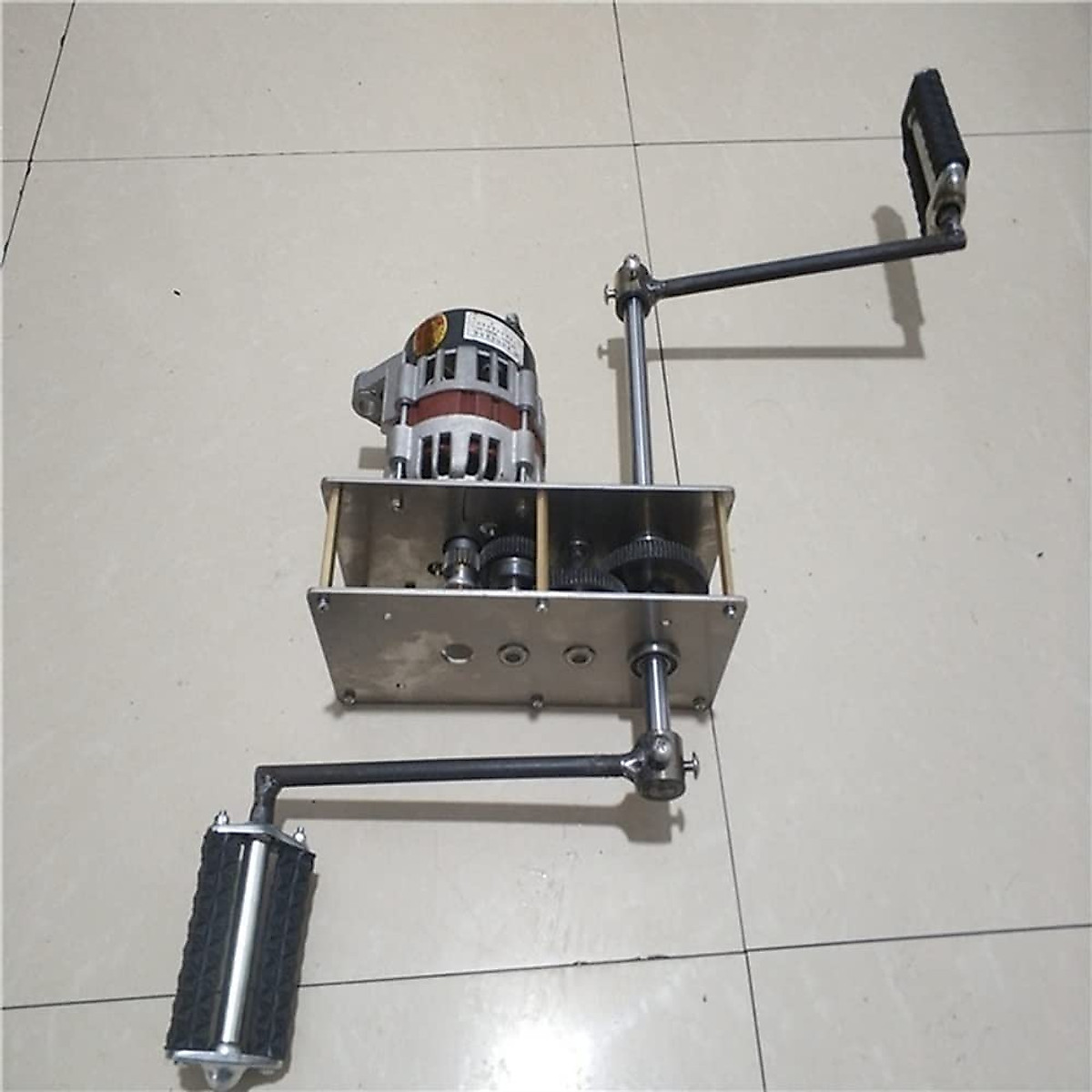 800W/2000W High Power Pedal Generator, AC Permanent Magnet Brushless Generator, DIY Generator With Voltage Stabilizer For Battery Emergency Charging