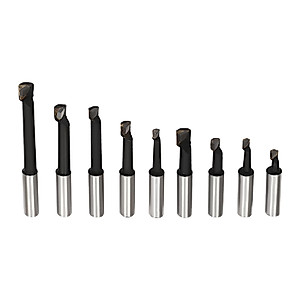 Boring Head MT2-F1 50mm + 9pcs 12mm Boring Bar CNC Milling Tools Kit Set