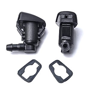 Front Windshield Washer Nozzle Wiper Spray Kit Compatible with 2008-2011 Ford Focus 2007-2011 Edge 2007-2010 Lincoln MKX Base Premium Sport OEM 8S4Z17603AA 7T4Z-17603-A (pack of 2)