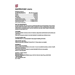 Med-Vet Pharmaceuticals Gastro-Plex Paste 5-Pack (10 doses) Gastric Stress Relief Paste for Horses