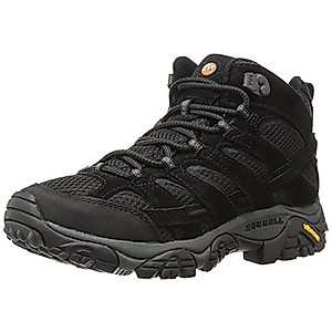 Merrell Men's Moab 2 Vent Mid Hiking Boot, Black Night, 11.5 M US