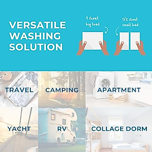 Flowcheer Ultra Concentrated Laundry Detergent Sheets - 200 Count, Fresh Vegetation Scent, Ideal for Busy Households, Eco-Friendly, Versatile, Powerful Stain Removal