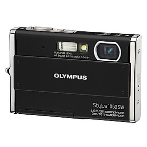 Olympus Stylus 1050SW 10.1MP Digital Camera with 3x Optical Zoom (Black)