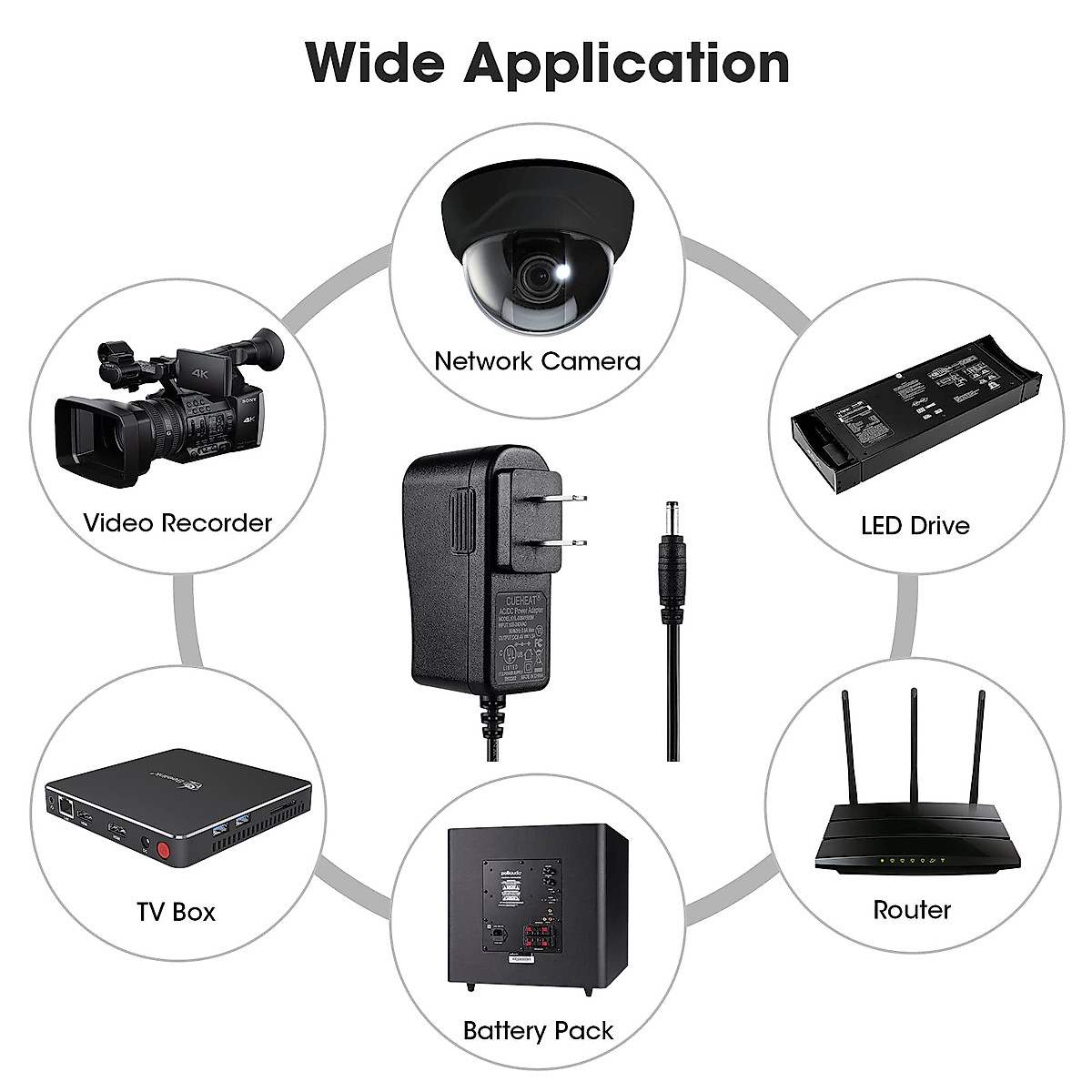 8.4V 1.5A DC Power Adapter - AC 100-240V 50/60Hz to DC 8.4V 1.5A Power Adapter, with 57 Inches Charging Cable, for 2200mAh/3000mAh Li-ion Battery (US Standard Single Charger)