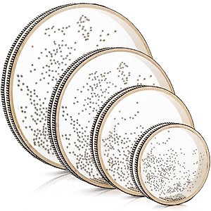 Fasmov 4 Pack Wave Bead Ocean Drum, Sea Sound Drum with Hardwood Shell Ocean Sound Drum Musical Instrument Percussion for Home School Supplies, 6 Inch, 8 Inch, 10 Inch, 12 Inch