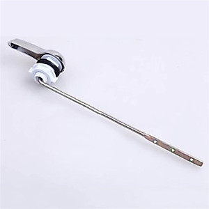 EGGPOD Toilet Push Button 1*Toilet Handle Toilet Switch Universal Toilet Tank Flush Lever Chrome Finish Toilet Handle Fits Replacement for Most Toilets
