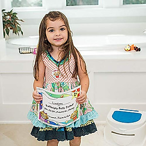 "I Can Do It!" Potty Training Reward Chart with Static Cling Stars by Kenson Kids