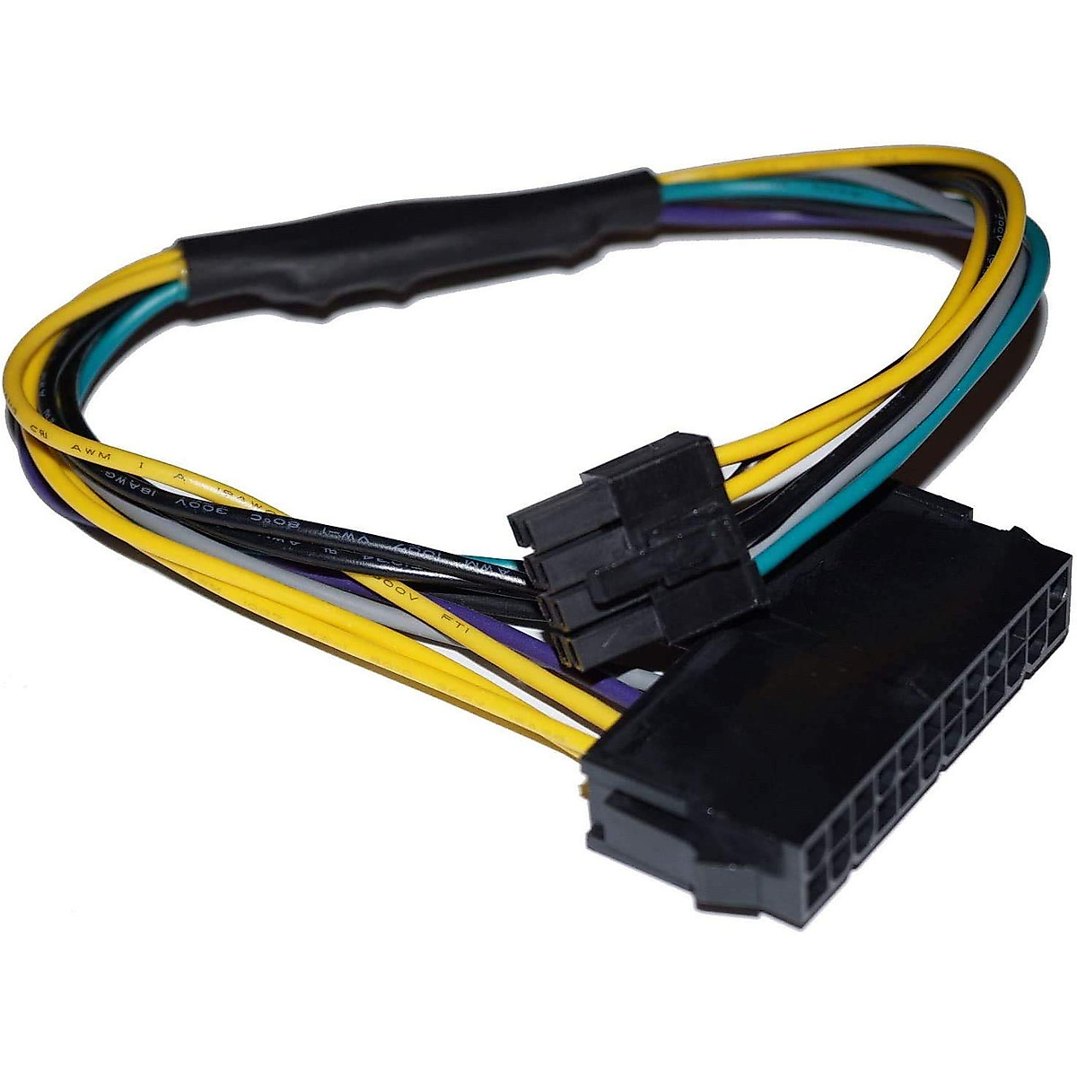 24-Pin to 8-Pin 18AWG ATX PSU Power Supply Adapter Cable for Motherboards