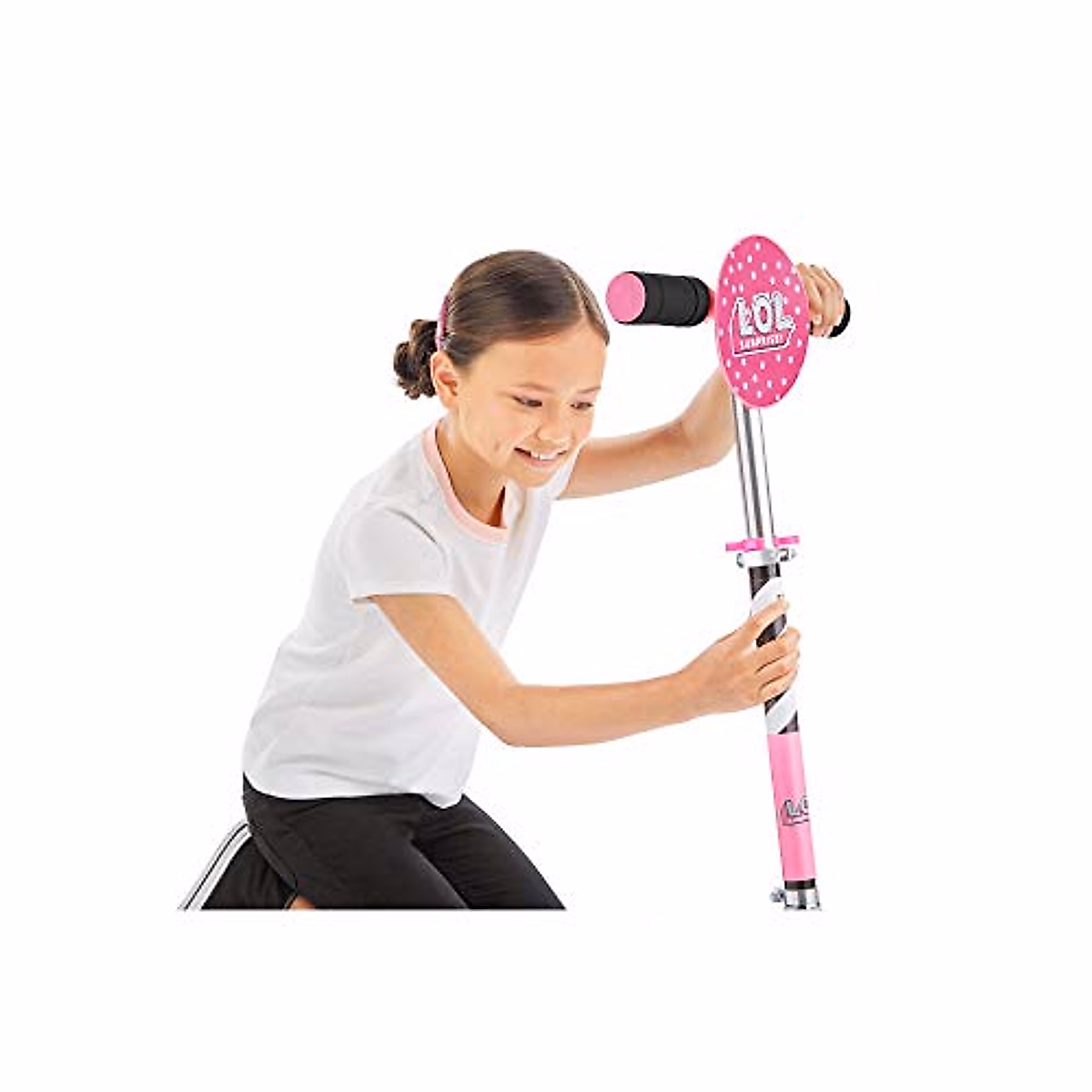 L.O.L. Surprise! Folding Kick Scooter- Stripes, Multicolor (652011E5C)