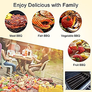 Criditpid 7535 7534 21.5'' Porcelain-Enameled Flavorizer Bars for Weber Spirit 200 Series, Spirit E210, S210, Spirit 500, Genesis Silver A Grills with Side Control, Parts for Weber Spirit E210