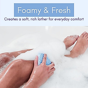 Avilana Silicone Body Scrubber – Dual-Sided Silicone Loofah for Shower, Body Scrubber for Men & Women, Gentle Loofa Alternative, Easy-to-Clean Silicone Body Scrubber Exfoliator