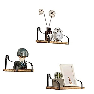 GOOHOCHY 3pcs Shelves for Bedroom Entryway Sundries Shelf Wooden Minimalist Storage Shelf Wall Storage Stand