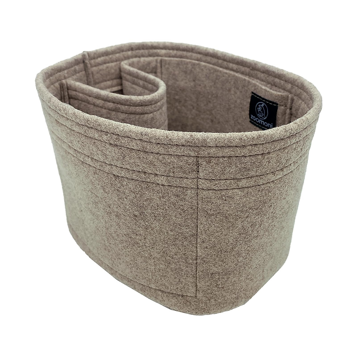 Zoomoni Bag Organizer for Burberry Haymarket Bucket - Premium Felt Purse Handbag Insert Liner Shaper (Handmade) Soft Structure Support