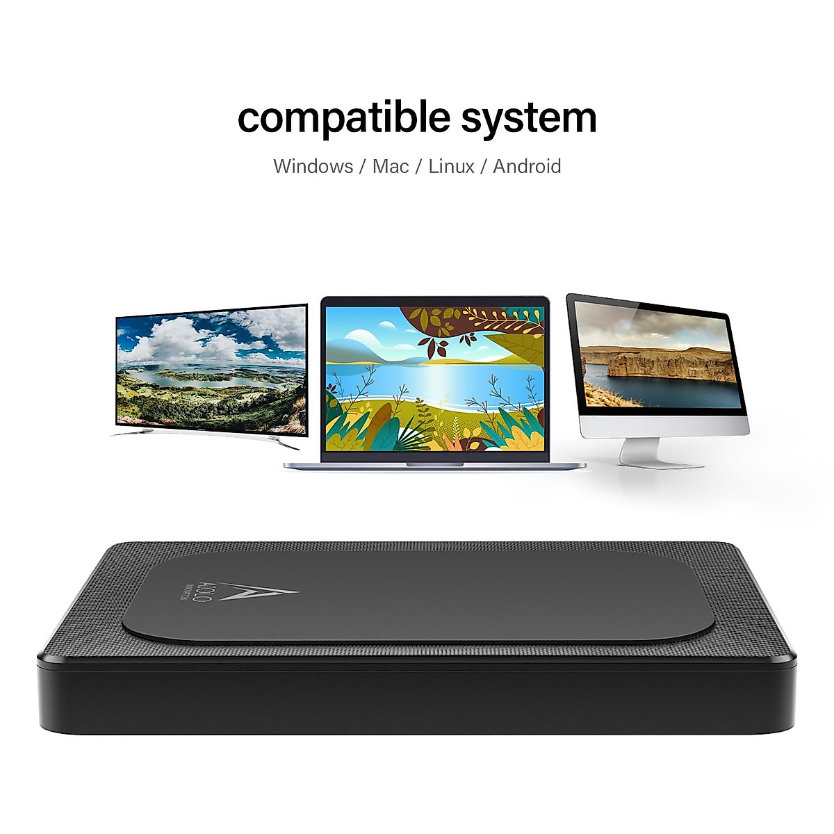 Aiolo Innovation 1TB External Hard Drive Ultra Slim Portable HDD-USB 3.0 for PC, Mac, Laptop, PS4, Xbox one,Xbox 360 Model A4