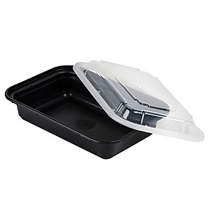 Green Direct 16 oz. Food Storage Containers with Lids Microwavable Meal Prep Containers/Portion Control Food Containers Pack of 10