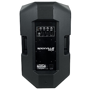 Rockville 2 DX15 15" Class D 2000w Powered Active DJ PA Speakers 500w RMS! Loud