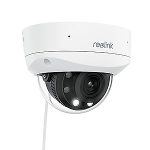 REOLINK 4K PoE Home Security Camera, IP Camera with 128 Degree, 2.8mm Lens, 5X Optical Zoom & IK10 Vandalproof for Outdoor Surveillance, Human/Vehicle/Pet Detection, No PT Supported, RLC-842A