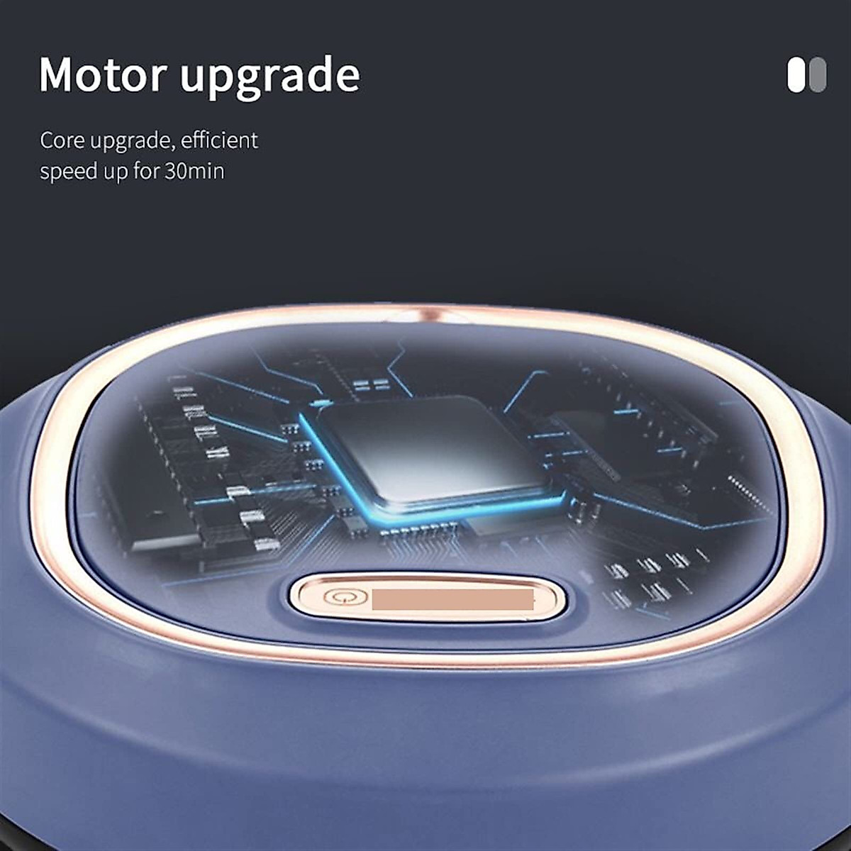 WAGNUS Robot mop Smart Robot Vacuum Cleaner Robotic Vacuum and Mop Combo Super for Pet Hair Hard Floor (Color : Blue)