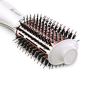 StyleCraft Lil' Hot Body Ionic 2-in-1 Blowout Oval Hot Air Brush Hair Dryer Volumizer