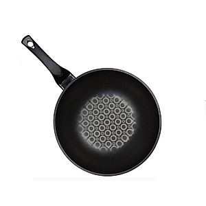 3D Marble Non-Stick, Non-Scratch Coating Wok Pan. (Made in Korea). (32cm)