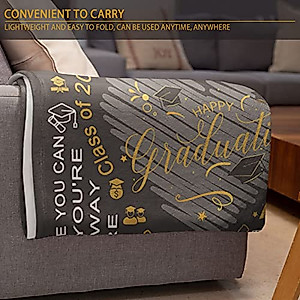 Ruifeihan Graduation Gifts, Graduation Gifts for Her, Graduation Gifts for Him, College Graduation Gifts for Her, 2023 Graduation Gifts, Graduation Gifts 2023 High School Blanket 50" × 60"