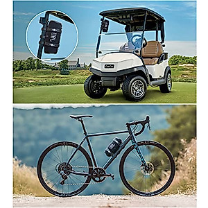 HeyMoonTong Big Portable Speaker Mount for Large Bluetooth Speakers with 12''-20'' Circumference, Waterproof Adjustable Strap Accessory Holder Fits UTV Golf Cart Bike or Boat Railing/Cross bar/Frame