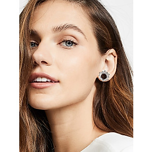 2 Pcs Ear Gauges for Women Men Stretchers Earrings Floral Hollow Ear Tunnels Boho Ear Expander Piercing Gauge Plug Earrings Body Jewelry(16 mm)