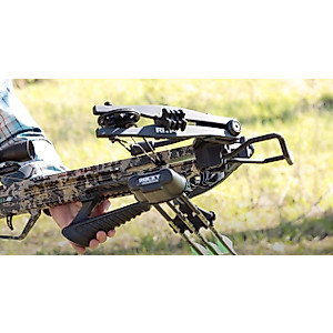 Rocky Mountain RM-415 Crossbow Kit with Crossbolts, 100 Grain Field Points, 4 x 32 Scope, Quiver, Rope Cocker and Rail Lubricant – Ready-to-Hunt