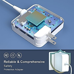 Mac Book Pro Charger, Replacement for Mac Book Pro 13 Inch 85W 60W Magnetic L-Tip Power Adapter Before Mid 2012,Compatible with Mac Book(2009-2012)