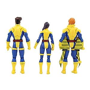 Marvel Legends Series Banshee, Gambit, & Psylocke X-Men 60th Anniversary Action Figure Set, 6-Inch
